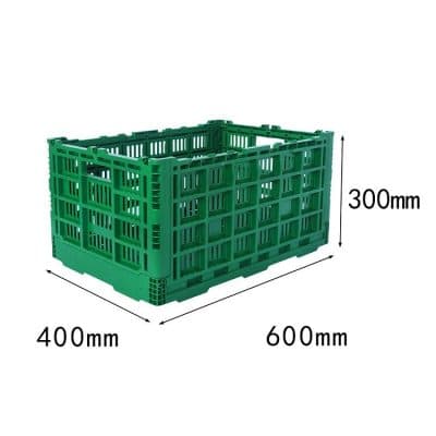 Collapsible plastic produce crates, produce containers wholesale